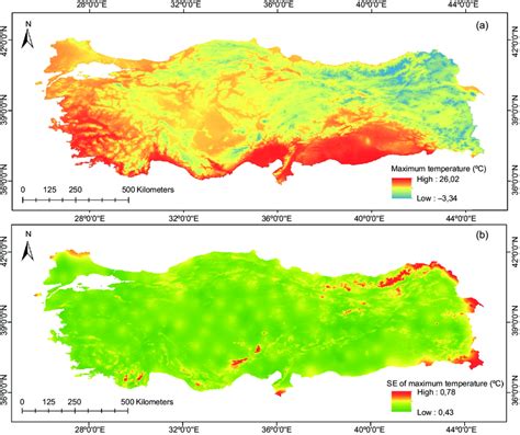 A Interpolated Surface For Mean Annual Maximum Temperature Mamaxt