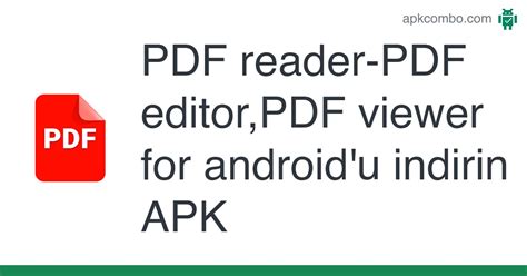 PDF reader-PDF editor,PDF viewer for android APK (Android App) - Ücretsi̇z İndi̇ri̇n