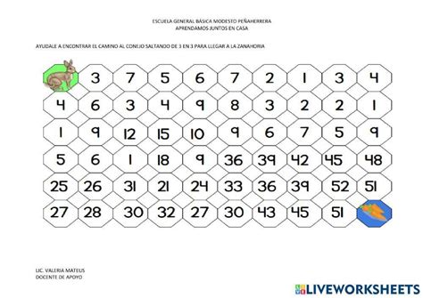 Secuencias Numericas Matemáticas Exercise Live Worksheets