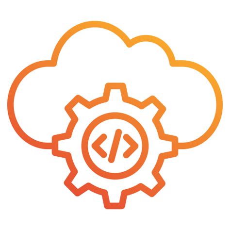 Backend Coding Generic Gradient Outline Icon Freepik