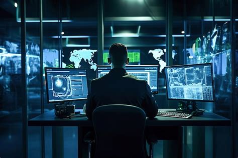 Premium Photo Cyber Security Concept Ai Generative