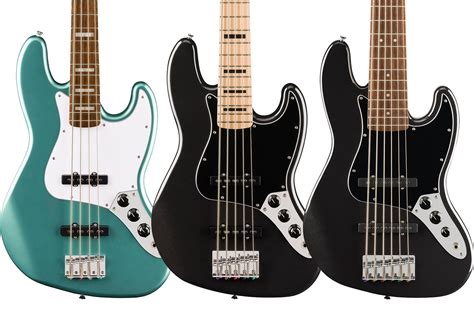 Squier Adds Active Jazz Models And 6 String To Affinity Series Basses