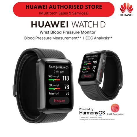 Huawei Watch D Smartwatch Blood Pressure Measurement ECG Analysis SpO Sleep Stress Skin