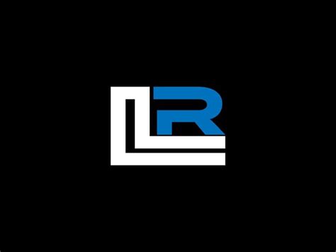 Design De Logotipo Da Llr Vetor Premium
