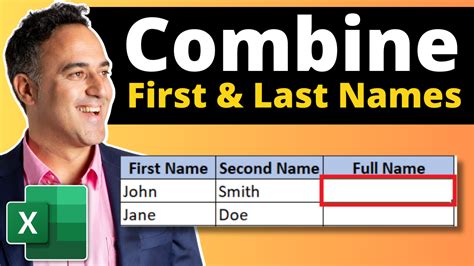 Combine First And Last Names In Excel Step By Step Guide Myexcelonline