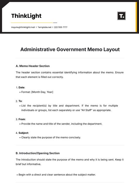 Free Government Memo Templates To Edit Online And Print