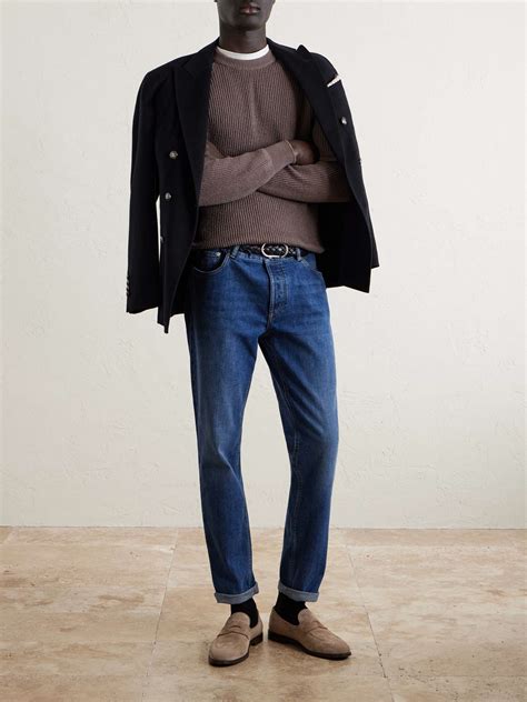 Brunello Cucinelli Ribbed Cotton Sweater For Men Mr Porter