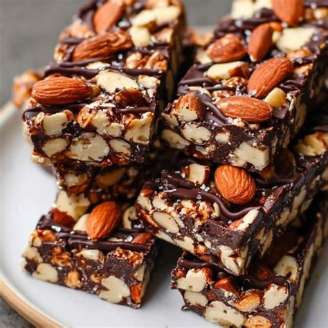Dark Chocolate And Sea Salt Nut Bars A Perfect Balance Of Sweet And