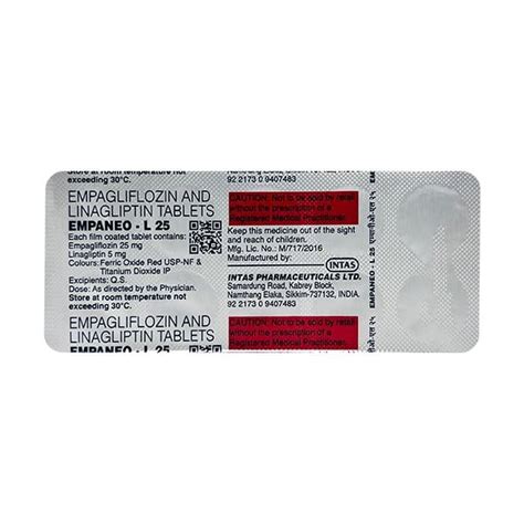 Empaneo L 25 Tablet 10s