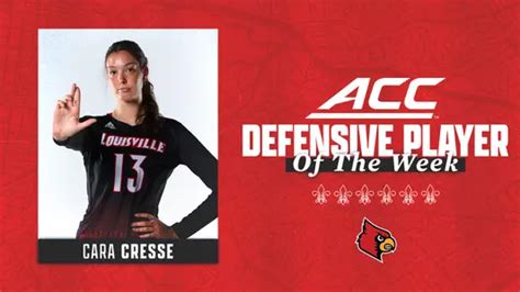 Cara Cresse Womens Volleyball University Of Louisville Athletic