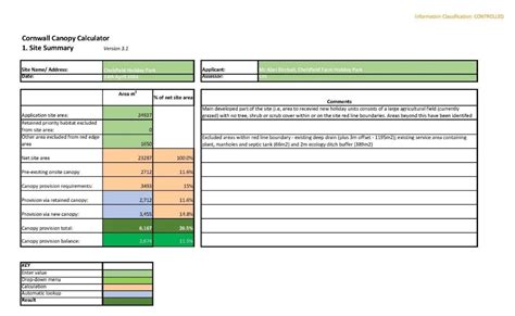 Tree Canopy Calculator Cornwall Environmental Consultants