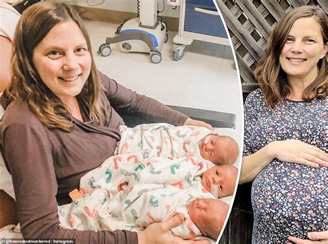 Mom Shocked To Discover She S Giving Birth To Hidden Triplets Daily Mail Online
