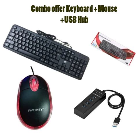 Combo Offer Keyboard Mouse Usb Hub Enhance Mobile Phone Experience Versatile Keyboard