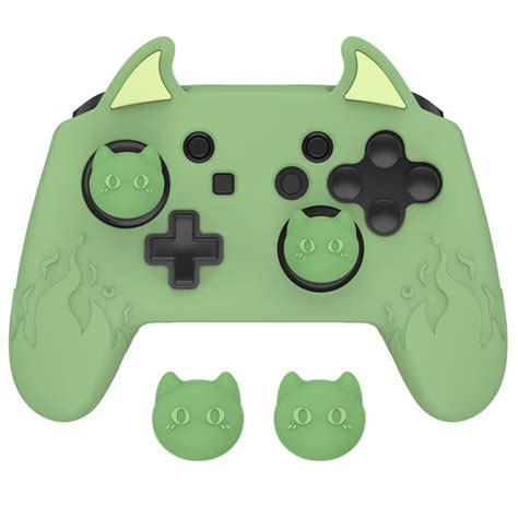 For Switch Pro Controller Cute Demon Silicone Cover Playvital