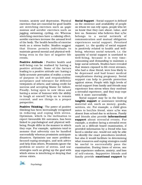 Ncert Book Class 12 Psychology Chapter 3 Meeting Life Challenges Pdf