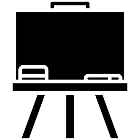 Premium Vector Blackboard Vector Illustration Style