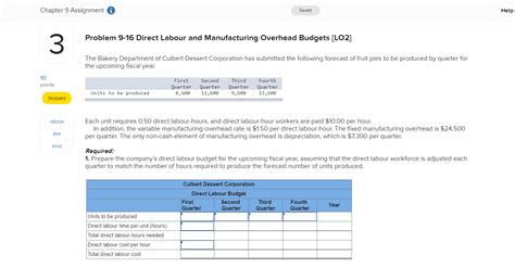 Solved Chapter 9 Assignment I Saved Problem 9 14 Production