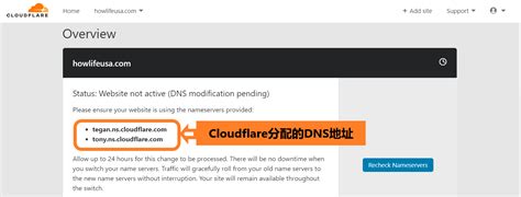Cloudflare教程免费提供网站的DNS安全保护和CDN加速服务