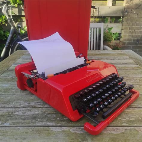 Latest Addition The Olivetti Valentine R Typewriters