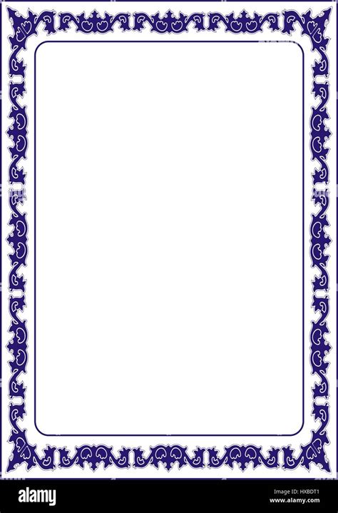 Certificate Border A4