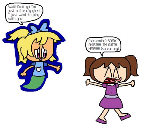 Running Away From Ghost Lyloo By Redpandagirl2k5 On Deviantart