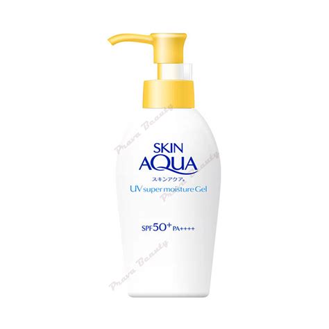 Rohto Mentholatum Skin Aqua Uv Super Moisture Gel Spf 50 Pa 140g