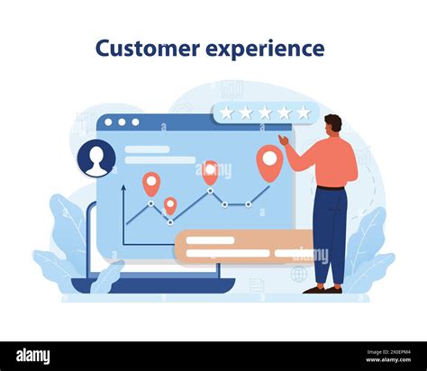 Customer Experience In Consumer Engagement Illustration Of A