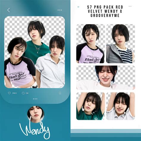 Png Pack Red Velvet Wendy X Grooverhyme By Starcolors13 On Deviantart