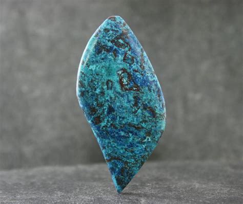 Shattuckite Designer Cabochonblue Gemstone Cabochonhighly Etsy