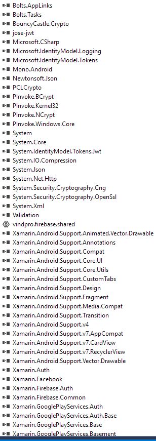 facebook and linkedin login with firebase and xamarin codeproject