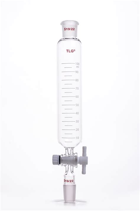 Funnel Separatory Ptfe Stopcock Cylindrical Shaped Dropping