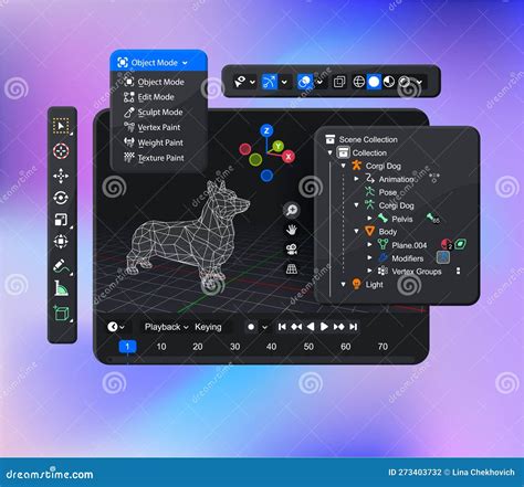 3d Computer Graphics Software Tool Set Used For Creating Animated Films Visual Effects Art 3d