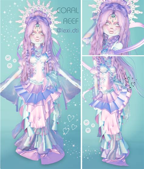 Dti Dress To Impress Outfit Idea Coral Reef Theme In 2025 Dress To