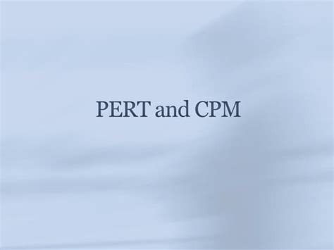 Cpm Schedule Floatpptx