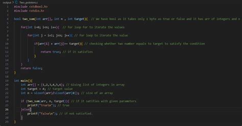 Two Pointers Technique Using C Siranjeev Venkateswaran