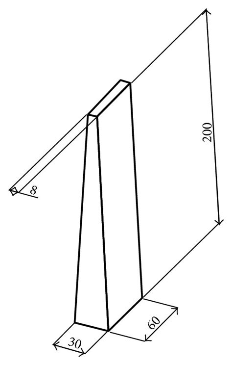 The Schematic Of The Mold Made By Plexiglass Dimensions Are In Download Scientific Diagram