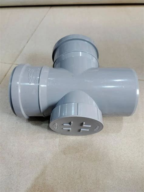 110mm Pvc Swr Double Tee At Rs 221 Piece Drain Pipe Double Tee In