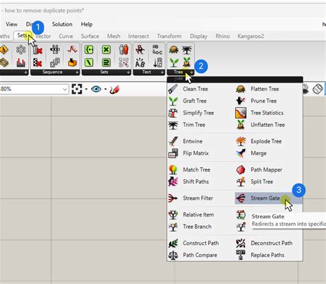 How To Use Stream Gate In Grasshopper To Control Data Flow Hopific