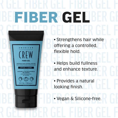 Fiber Gel For Natural Hair Texture And Thickness American Crew