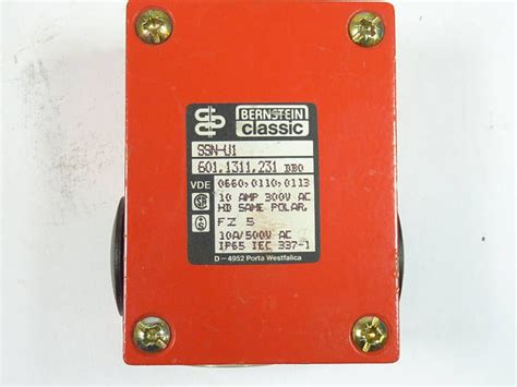 Bernstein Classic Safety Switch 10a Ssn U1 New Industrial