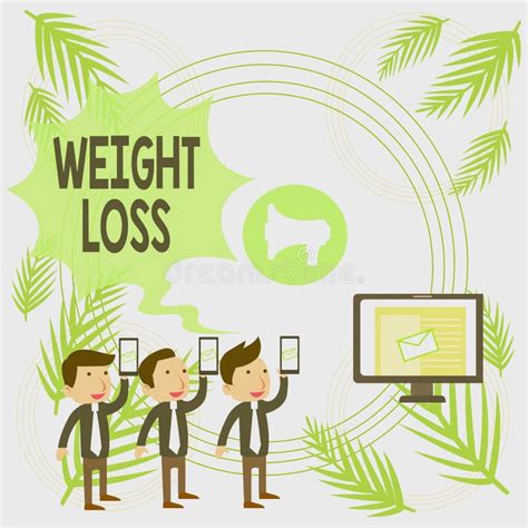 Text Sign Showing Weight Loss Conceptual Photo Decrease In Body Fluid
