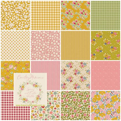 Tilda Creating Memories Spring And Easter Pastels Woven Fabric Collection