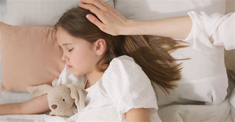Mother Touching Her Daughter While Sleeping On A Bed Free Stock Video
