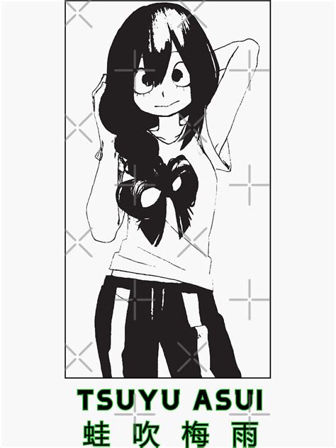 Tsuyu Asui Froppy My Hero Academia White Version Sticker For