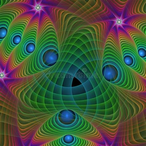 Aspects Of Quantum Field Stock Illustration Illustration Of Frequency