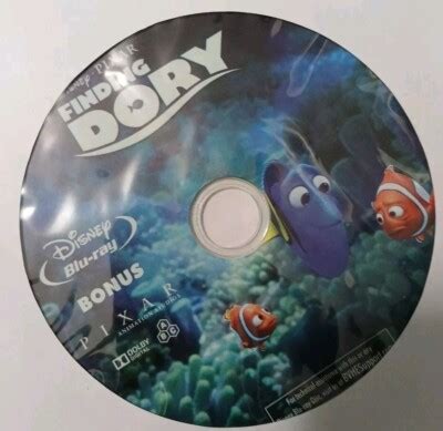 Finding Dory Blu Ray Bonus Disc Only Not The Actual Movie