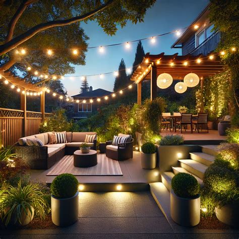 Large Backyard Lighting Ideas