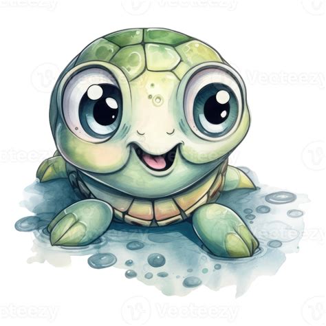 Cute Turtle 23529701 Png