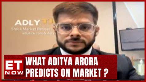 Nifty Could Consolidate At These Levels Soon Listen What Aditya Arora Predicts On Stock
