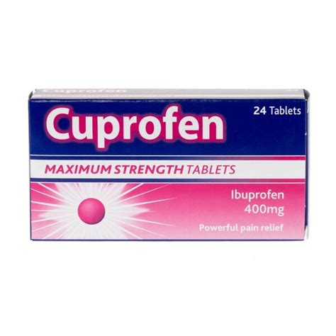 Buy Cuprofen Maximum Strength Tablets 24s Chemist Direct